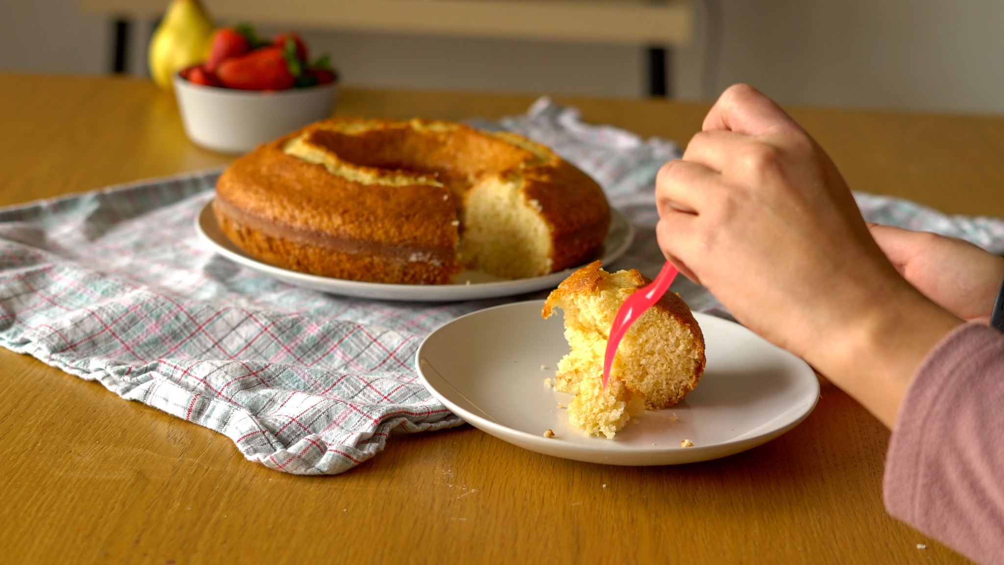 Bolo atoa - bolo simples para o café | Pitadinha